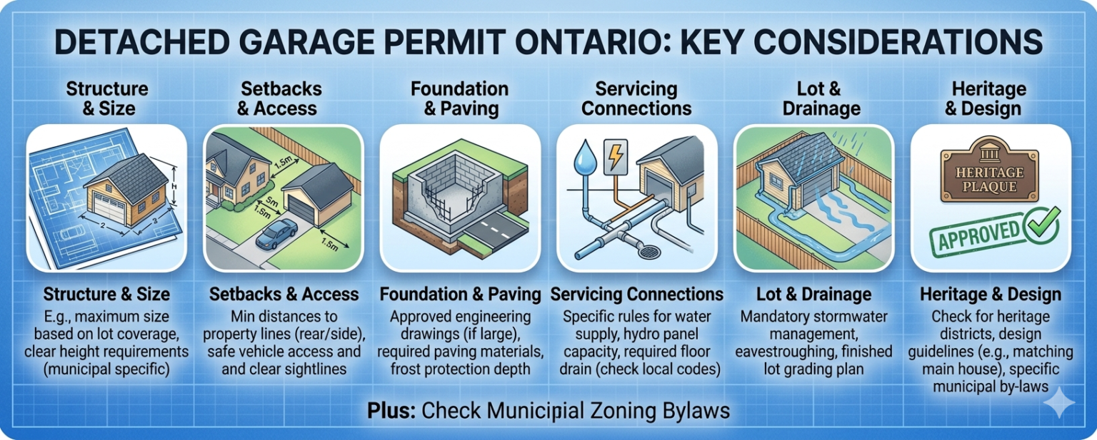 Detached Garage Permit Ontario | Rules, Setbacks & Costs